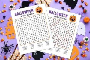 65+ Free Halloween Printable Activities for Kids - Seasons in Parenting