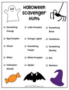 65+ Free Halloween Printable Activities for Kids - Seasons in Parenting
