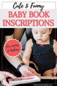75 Baby Book Inscription Ideas Perfect for a New Baby - Seasons in ...