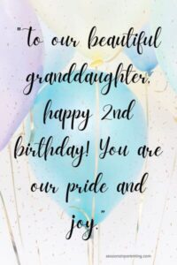 150 Best 2 Year Old Birthday Quotes for Girls and Boys - Seasons in ...