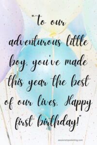 150 Best 1 Year Old Birthday Quotes for Girls and Boys - Seasons in ...