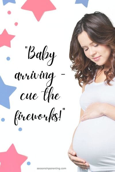 100 Best 4th of July Baby Announcement Quotes for Instagram - Seasons ...